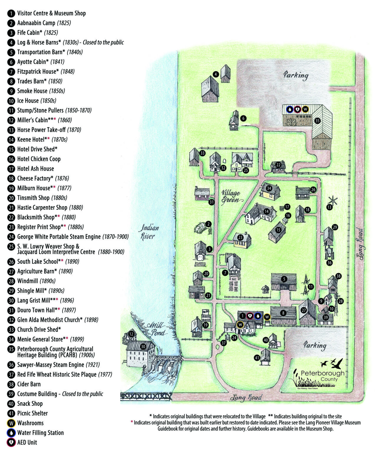 Village Map - Lang Pioneer Village Lang Pioneer Village